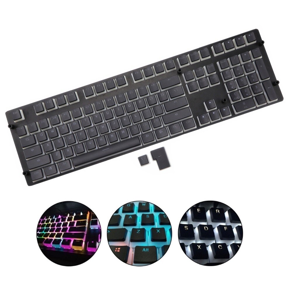 Black Pudding Double-Shot Backlit Keycaps - MillennialEngineers.com ...