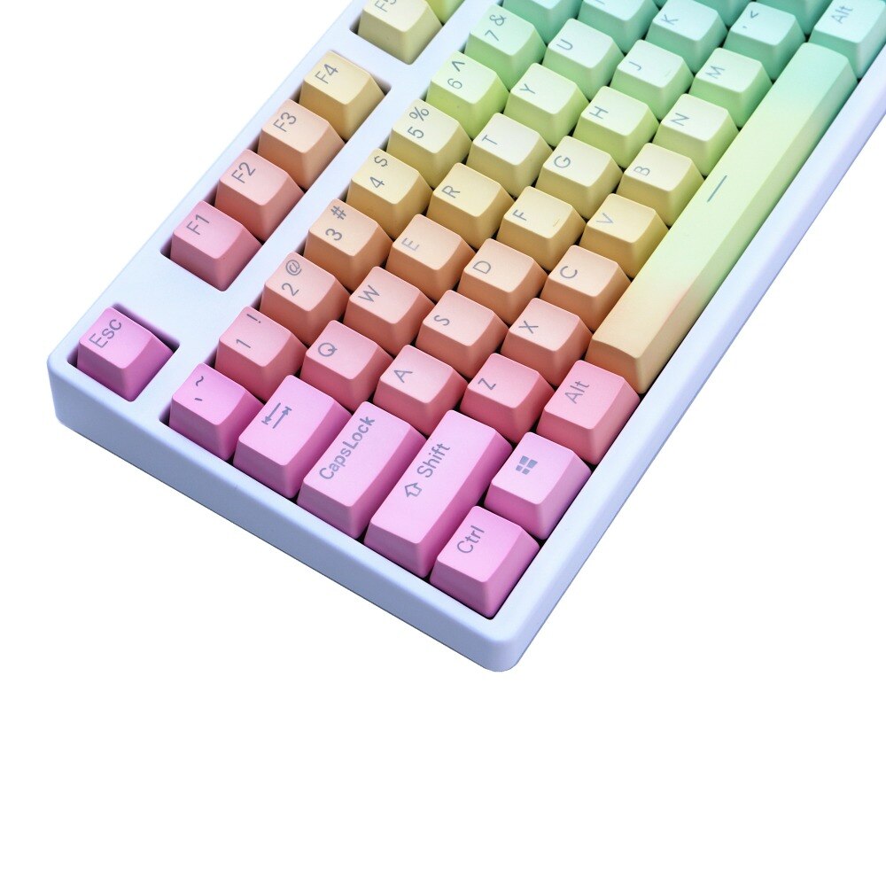 Rainbow Top-Lit Double-Shot Keycaps - MillennialEngineers.com ...