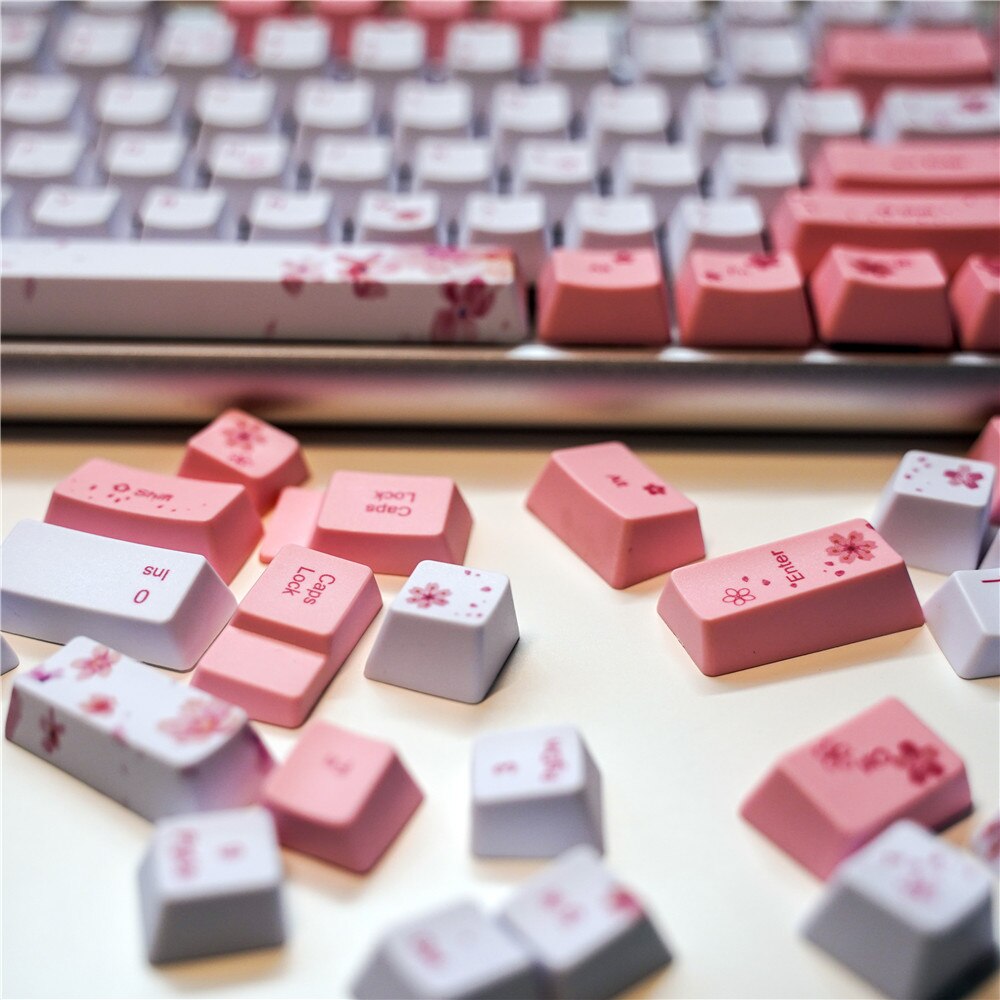 PINK BLOSSOM Dye-Sub Keycaps – MILLENNIAL ENGINEERS