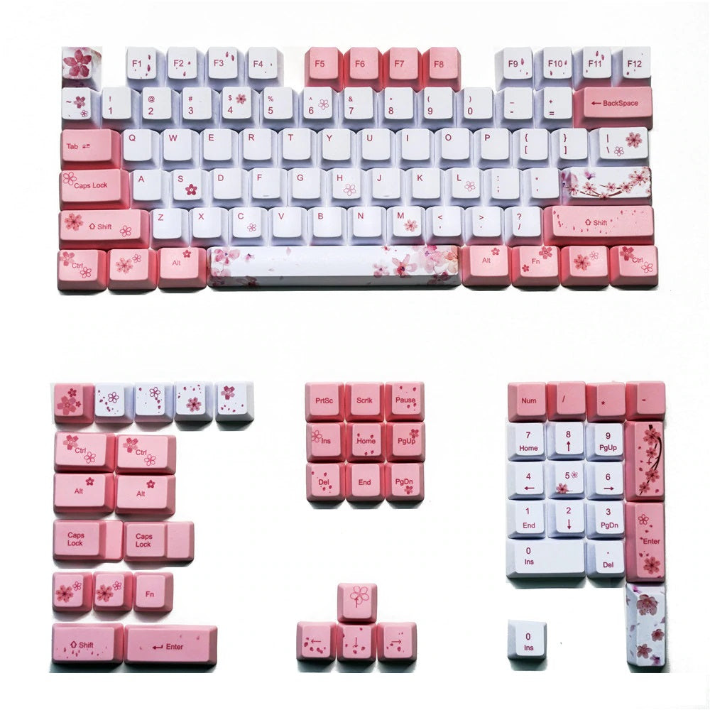 PINK BLOSSOM Dye-Sub Keycaps – MILLENNIAL ENGINEERS