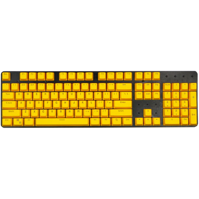Yellow Top-Lit Double-Shot Keycaps - MillennialEngineers.com ...